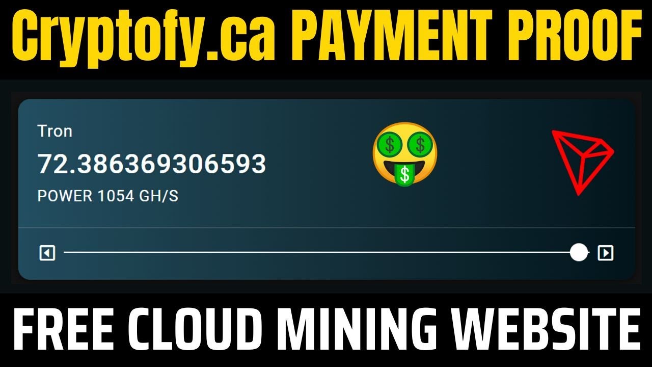 Cryptofy Cloud Mining Payment Proof || free cryptocurrency earning | cryptofy.ca Payment Proof ...