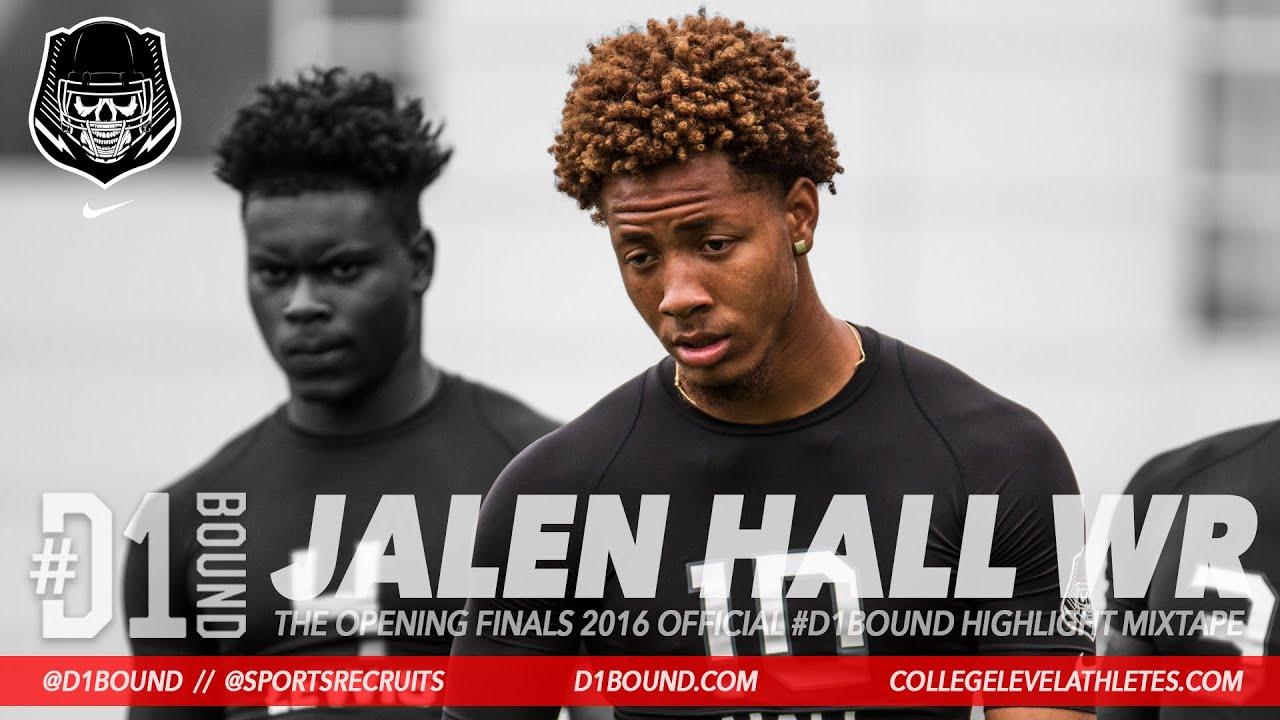 Jalen Hall '18 WR Mixtape: The Opening 2016 #D1Bound Highlights ...
