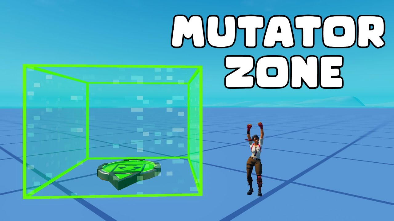 How do you use the Mutator Zone Device in Fortnite Creative? - YouTube