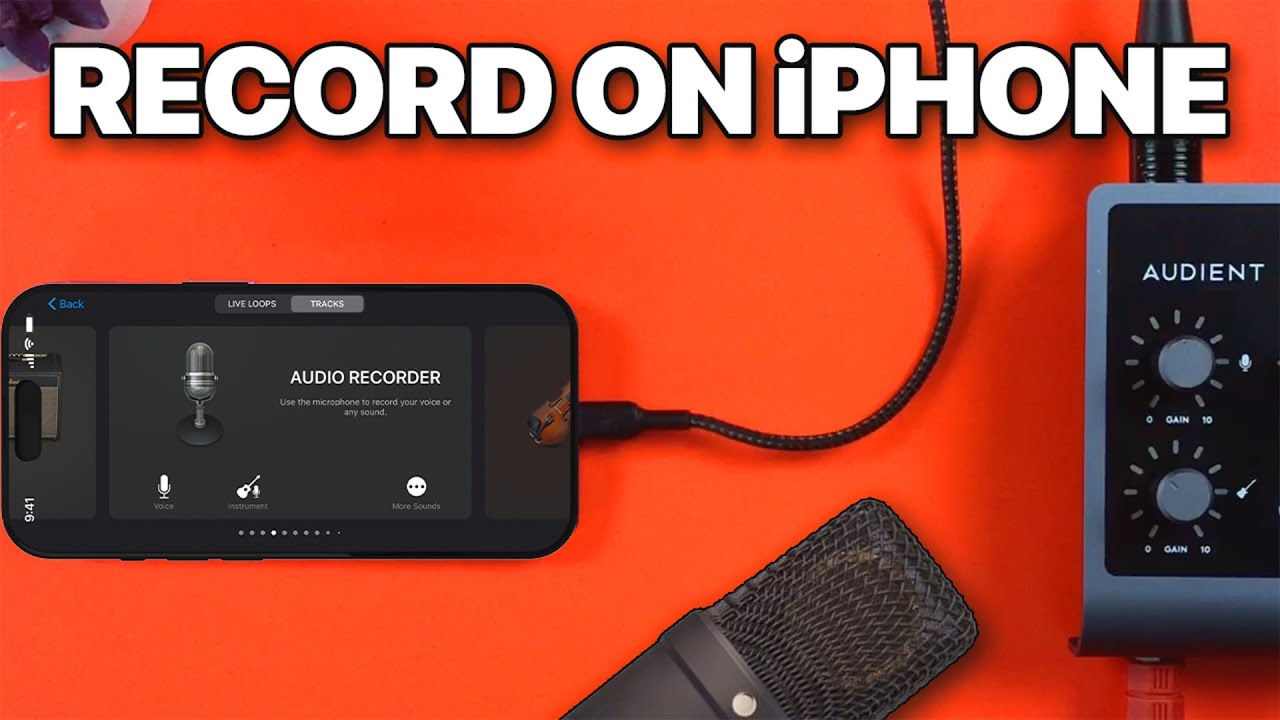 How to Use an Audio Interface with iPhone (GarageBand Setup Guide ...