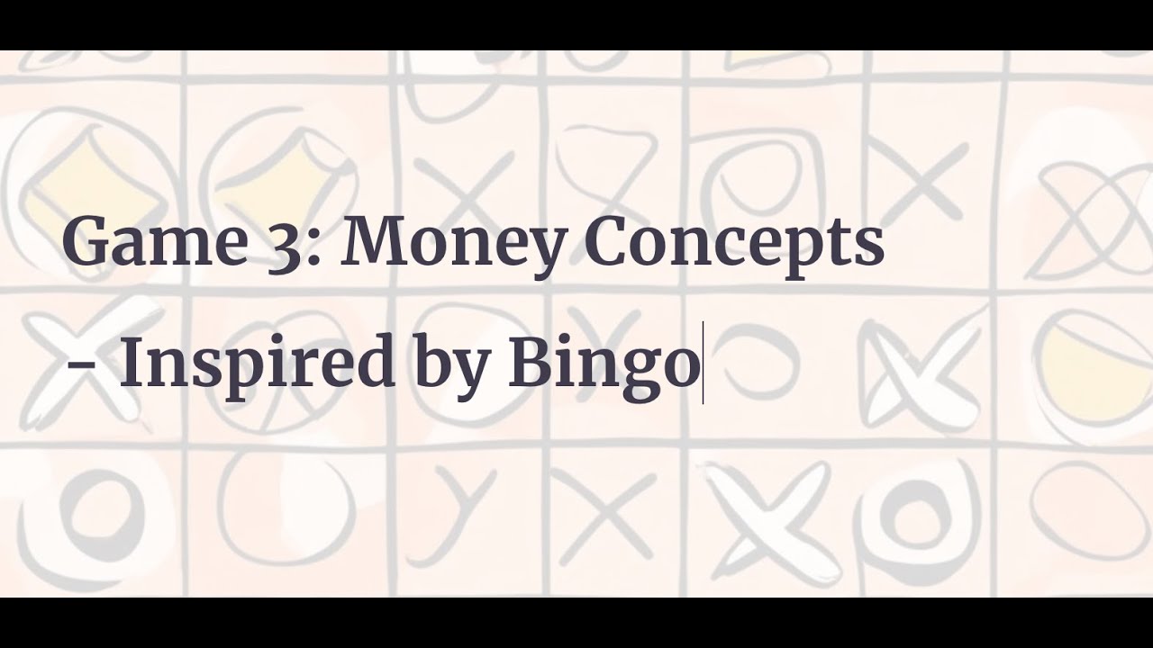 Game 3 - Money Concepts Bingo Game - YouTube
