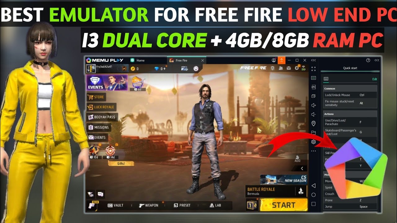 Best Emulator For Low End Pc Free Fire - Without Graphics Card | Best ...