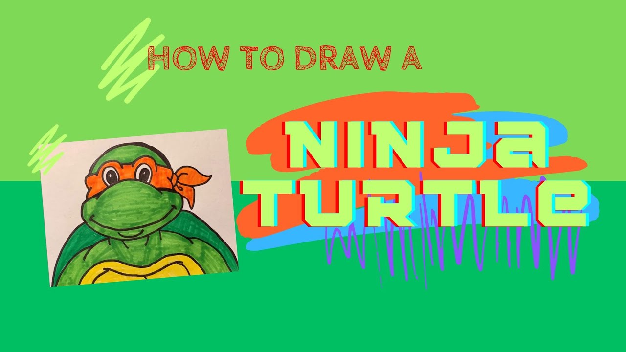 How to Draw a Ninja Turtle - YouTube