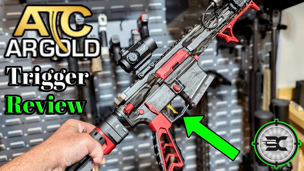 AR gold trigger // Is it one of the best?? - YouTube