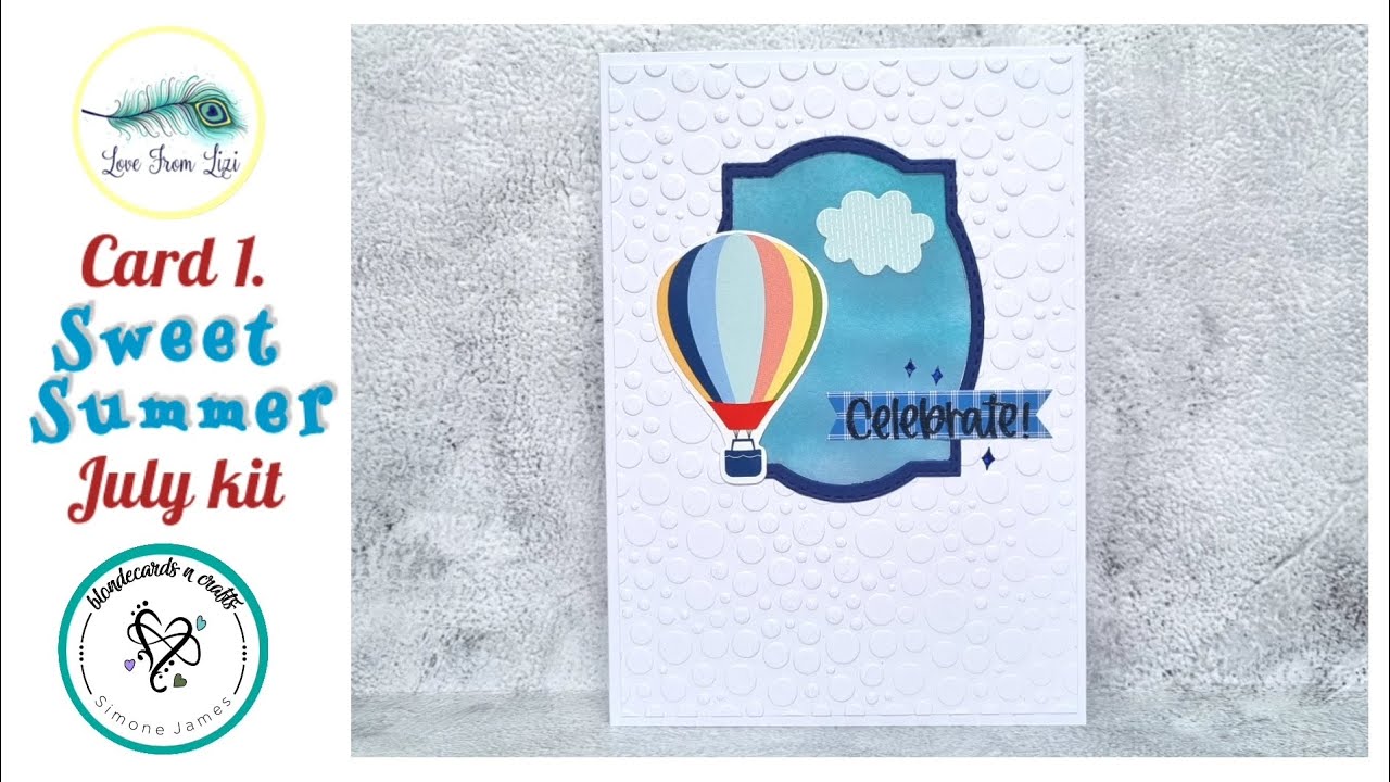 Card 1 | Sweet Summer card kit ~ July 2024 with Simone - YouTube