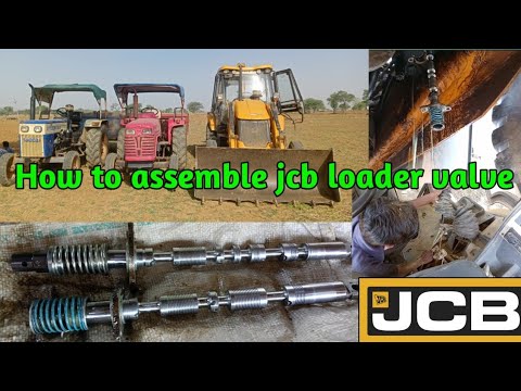 How to assemble jcb loader valve JCB 3dx JCB backhoe loader vlog - YouTube