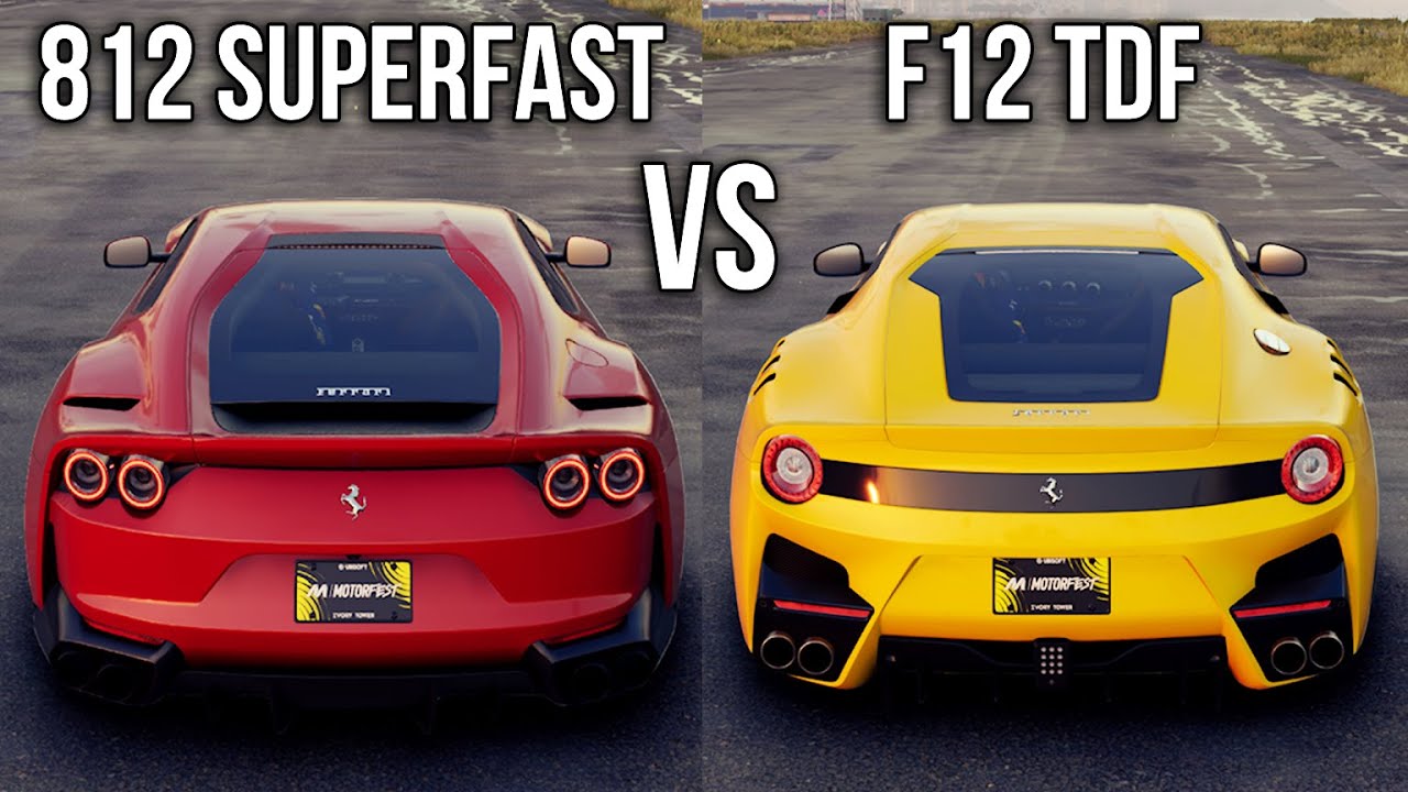 THE CREW MOTORFEST: FERRARI 812 SUPERFAST VS FERRARI F12 TDF (WHICH IS ...