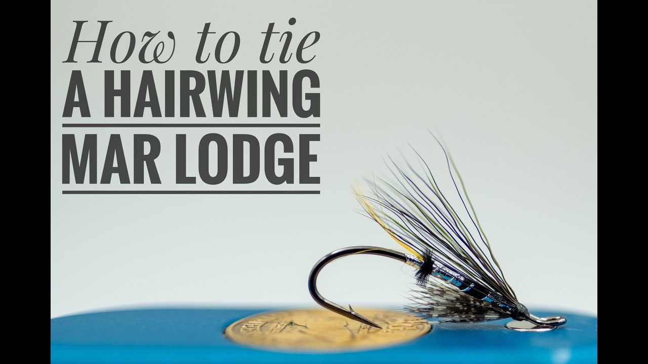 How to tie a hairwing Mar Lodge - YouTube