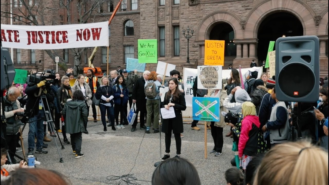 Rachel Parent Speaks at Fridays for Future Climate Strike - YouTube