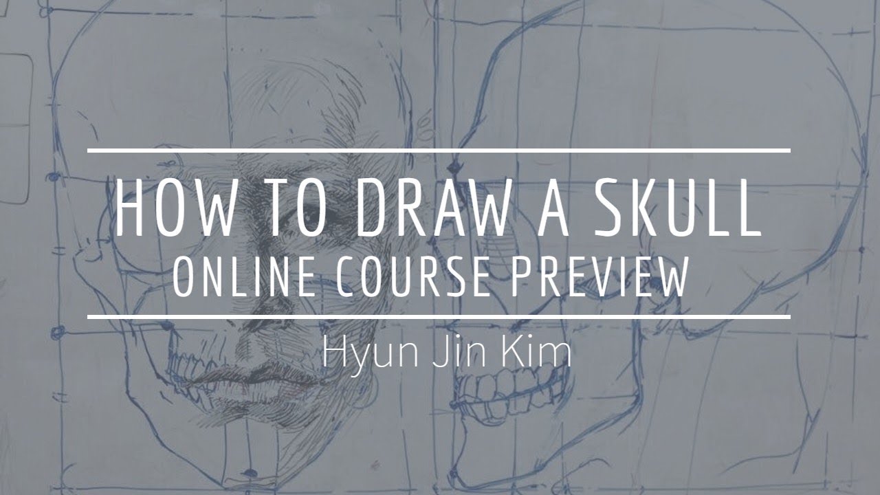 "How To Draw A Skull" Online Course Preview: Facial Expression - YouTube
