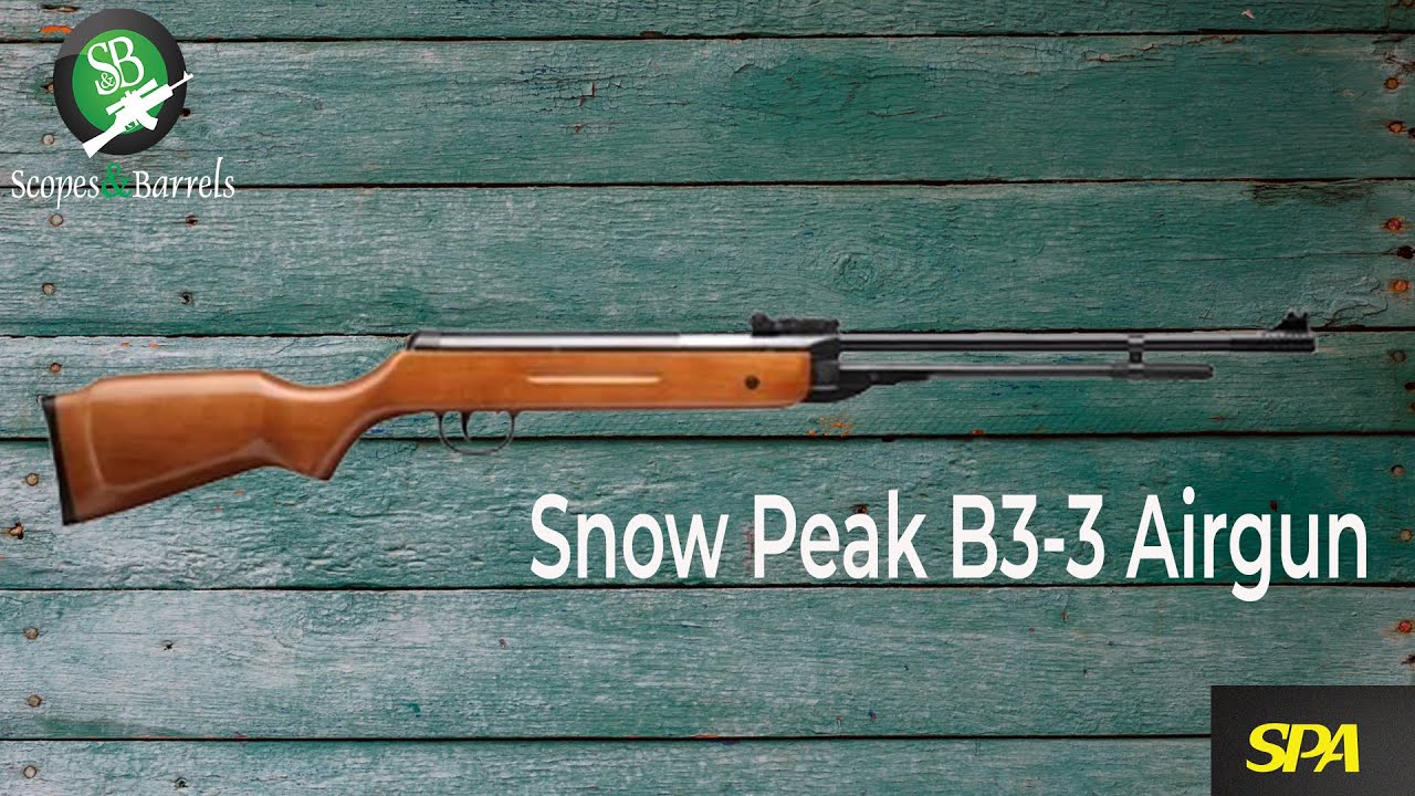 SNOW PEAK AIRGUN. B3-3 UNBOXING VIDEO - YouTube