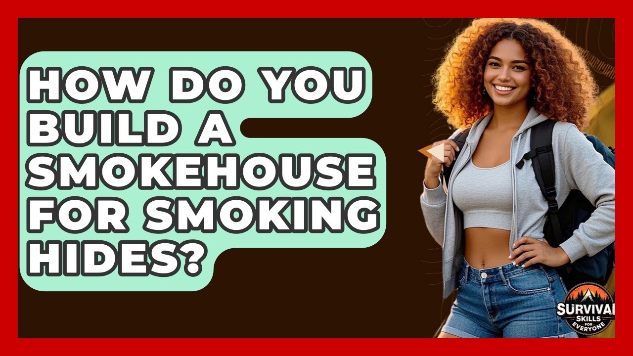 How Do You Build A Smokehouse For Smoking Hides? - Survival Skills for ...