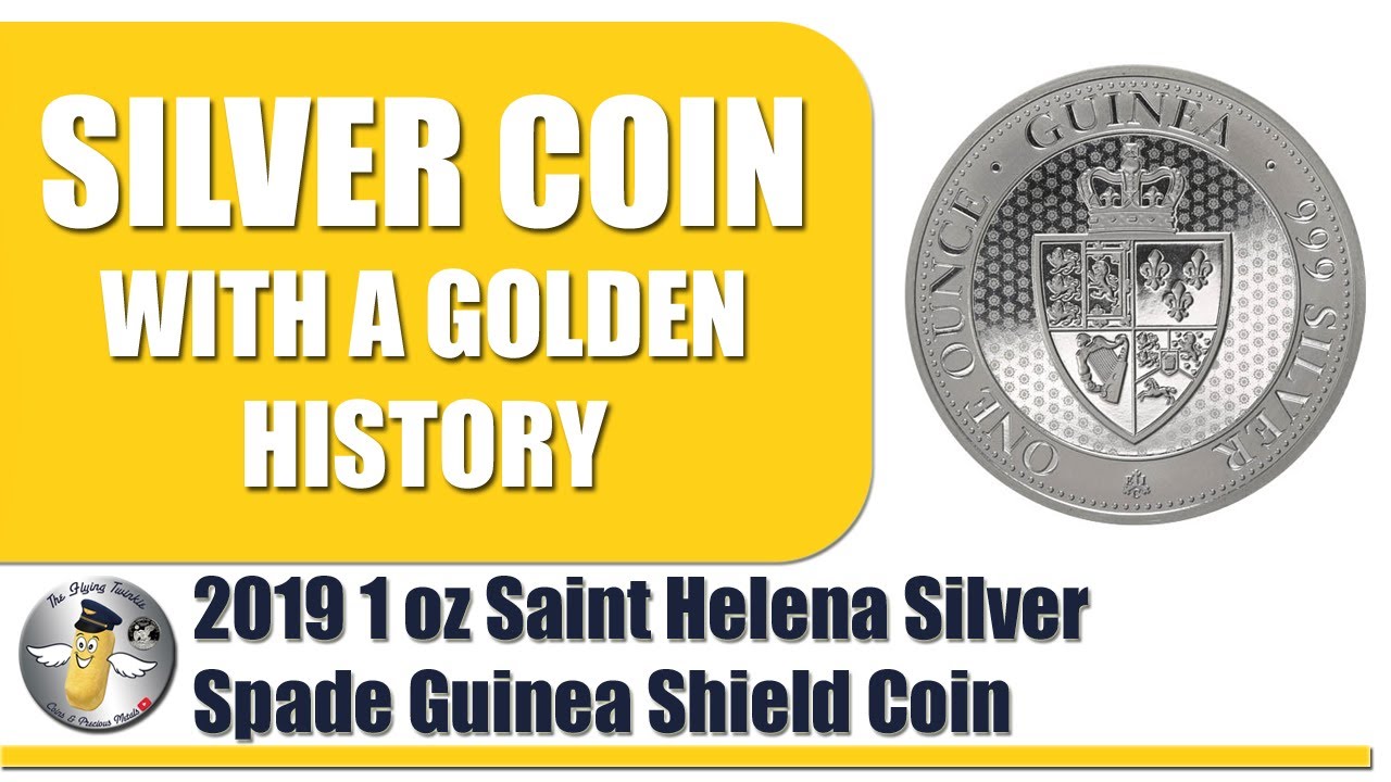 Saint Helena Silver Spade Guinea 2019 1 oz Silver Coin - Silver with ...