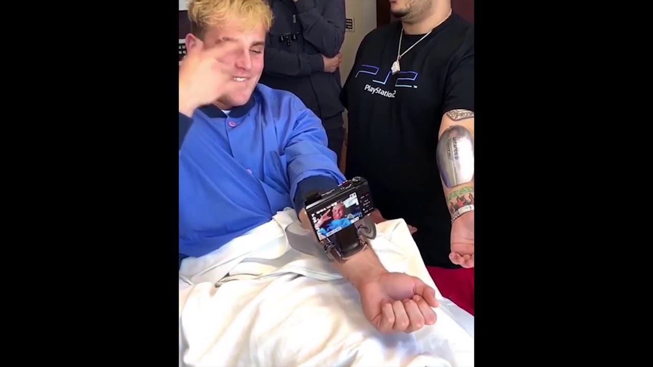Jake Paul Arm Implant Surgery - YouTube