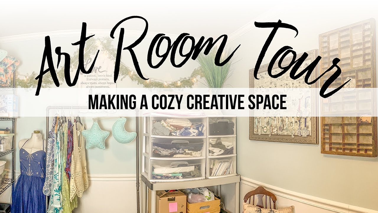 Art Room Makeover and Tour! Setting up and organizing my first art room ...