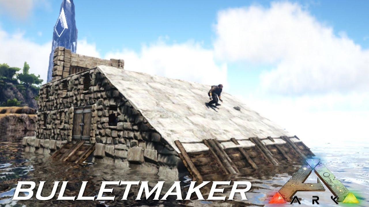 Bulletmaker - Easy to Build Ark Bullet Farm Raft - YouTube