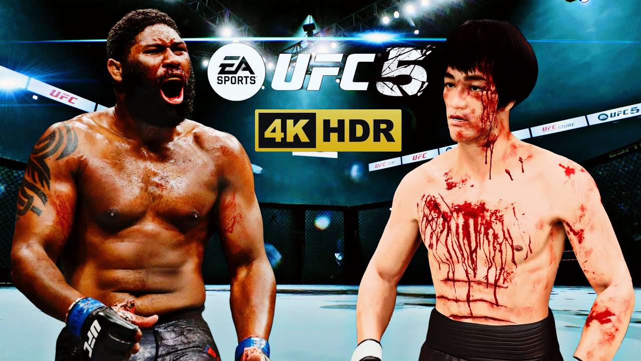 🤔Can Bruce Lee Defeat a UFC Giant? Watch This INSANE Battle! ⚔️🥊(EA ...