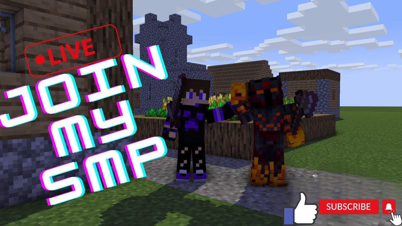 Full Survival SMP JOIN NOW PUBLIC SMP JAVA+PE 1.20.1 #minecraft #live # ...