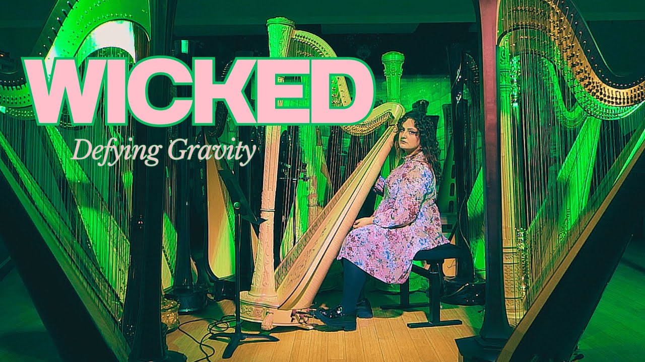 Defying Gravity for WICKED (Harp Cover) - YouTube