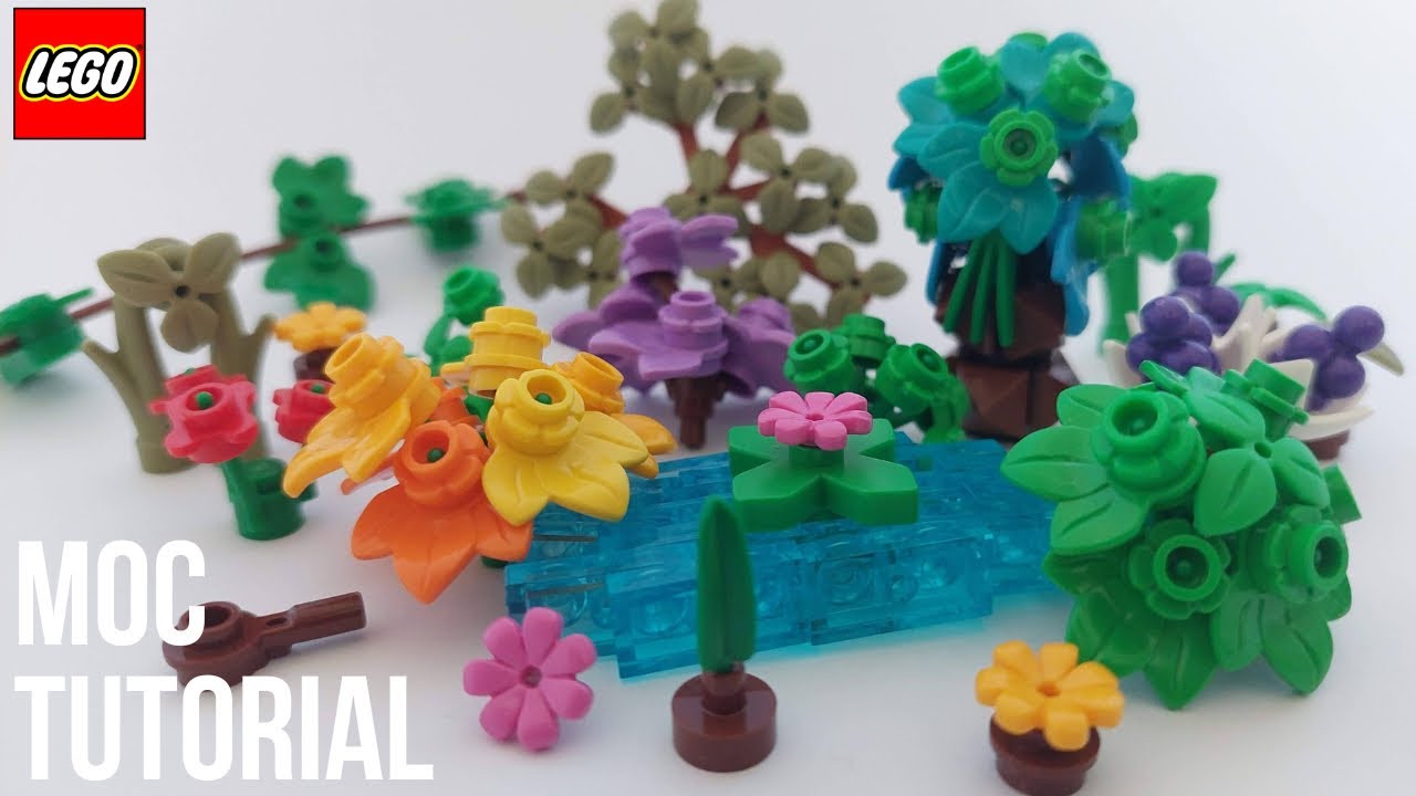 10 Easy Lego Plants For Beginners Youtube