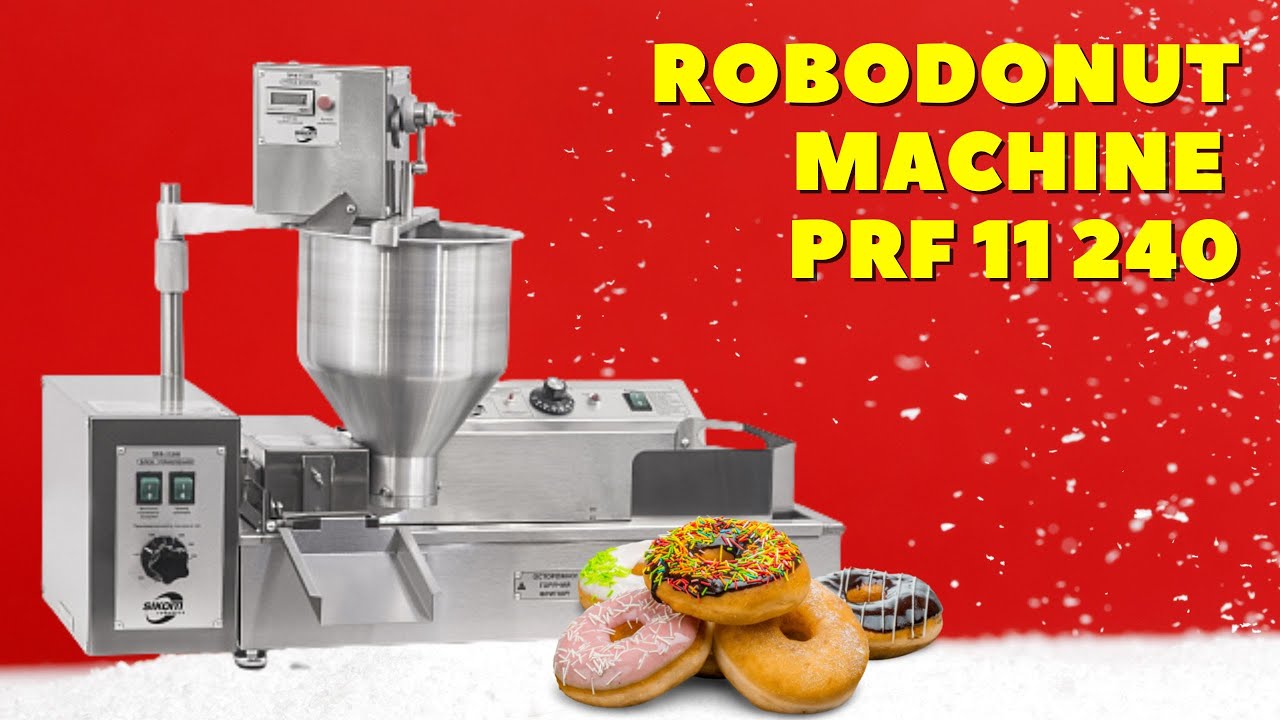 RoboDonut Automatic Donut Machine PRF 11 240 - YouTube