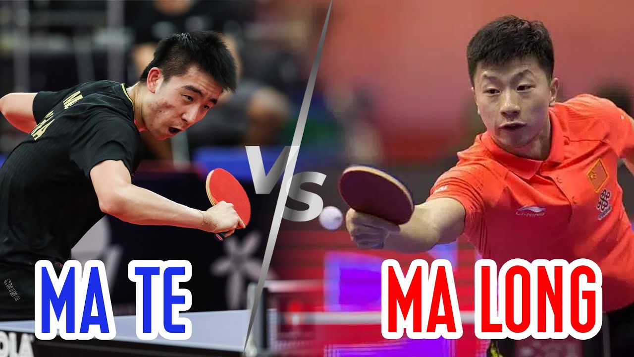 Epic Table Tennis Battle: Ma Long’s Power vs Ma Te’s Unbreakable ...
