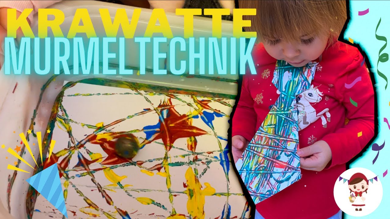 Murmeltechnik | malen mit Murmel | Murmelbilder zum Fasching ...