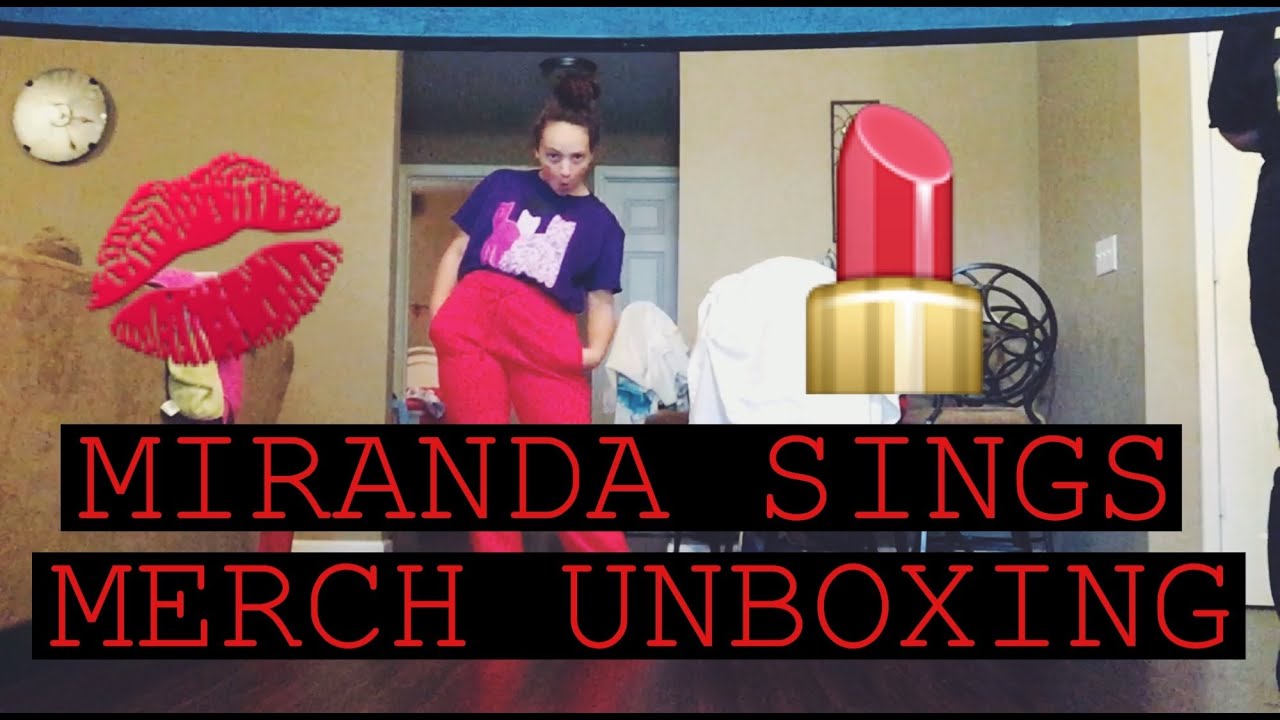 MIRANDA SINGS MERCH UNBOXING - YouTube