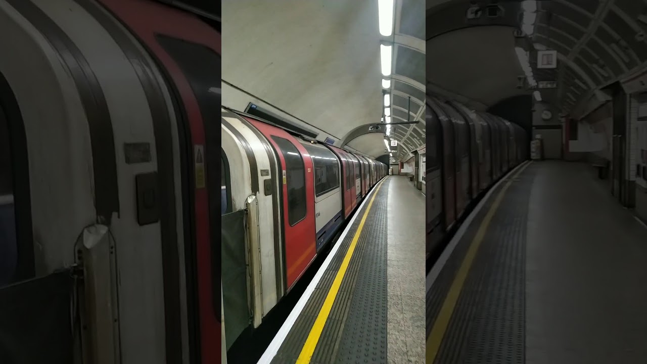Empty tube station in London upon panoramic of coronavirus COVID-19 ...
