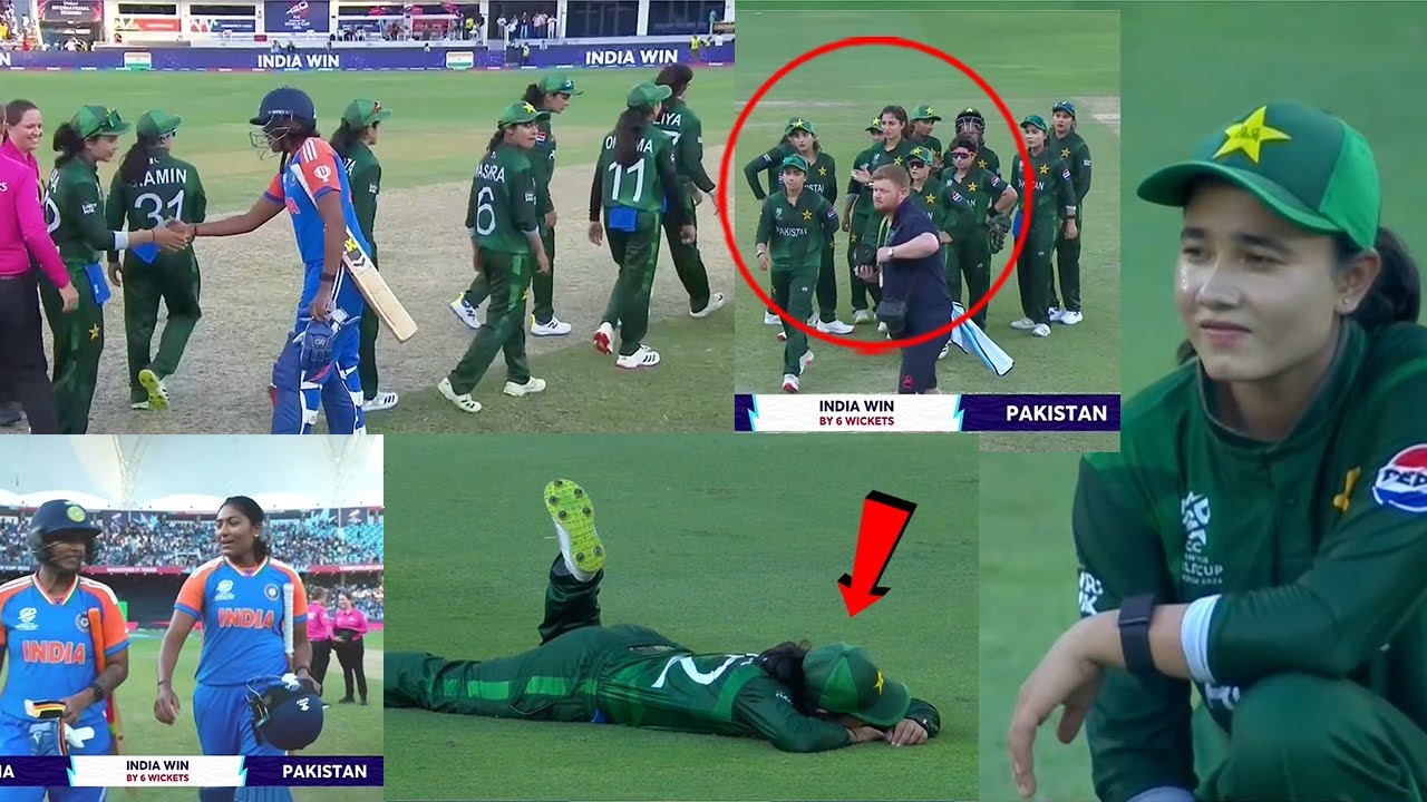 PAK Women Team Sad after Lost against India in T20 World Cup 2024 ...