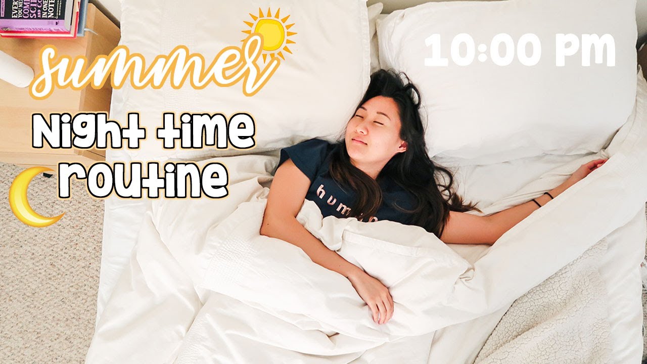My Summer Night Routine 2020 🌃 - YouTube