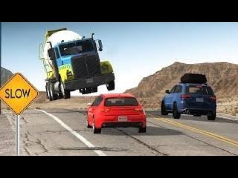 Dangerous Driving truck and Car Crashes #1 steering wheel pc logitech g ...