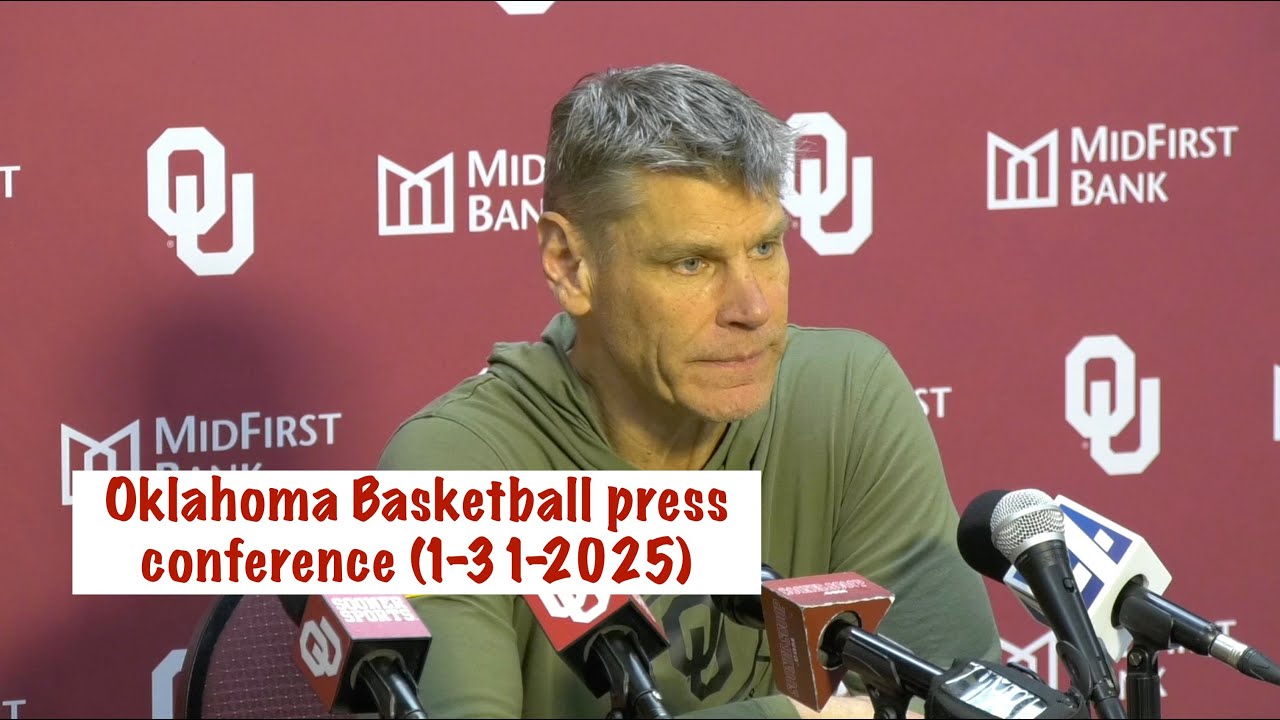 Oklahoma Basketball Press Conference (Pre-Vanderbilt) - 1/31/2025 - YouTube