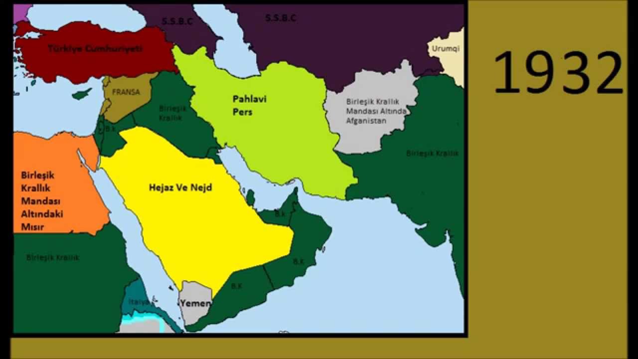 Middle East 1910-2014 (Ortadoğu) - YouTube