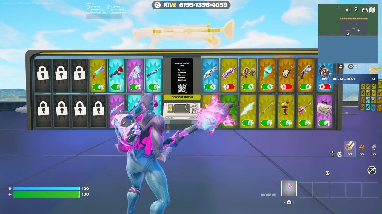 🌈 How to UNLOCK the RAINBOW PISTOL in Fortnite 1v1 With Every Gun! 🔫 ...