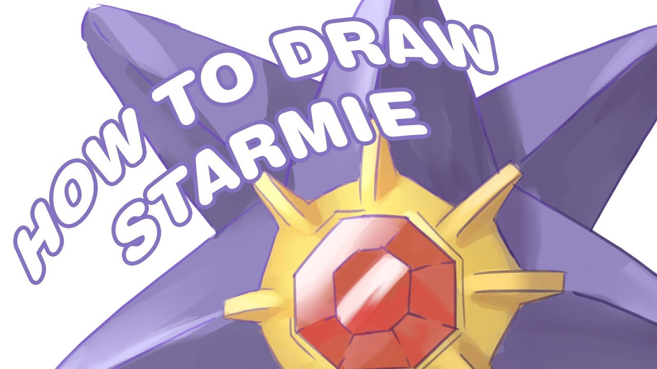 How To Draw Starmie | Pokemon | Drawing Process | Entry #121 - YouTube