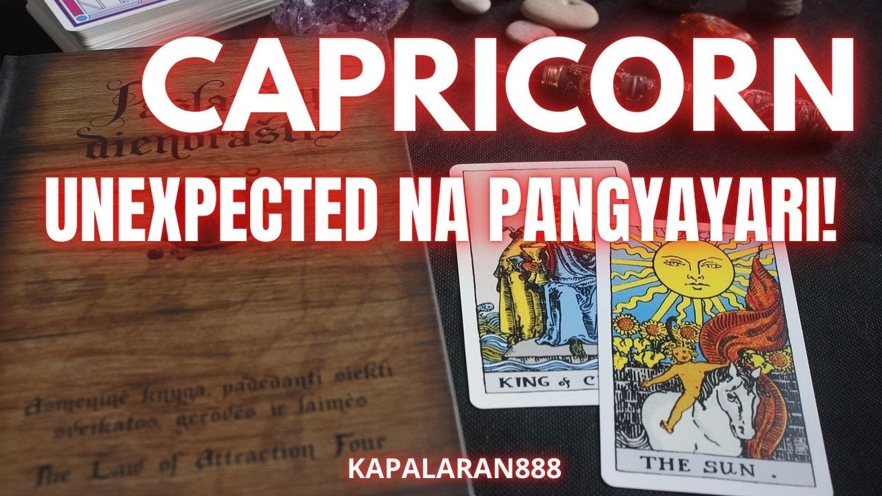 WOW! VICTORY & SUCCESS! YOU WON! ♑️ CAPRICORN UNEXPECTED TAGALOG TAROT ...