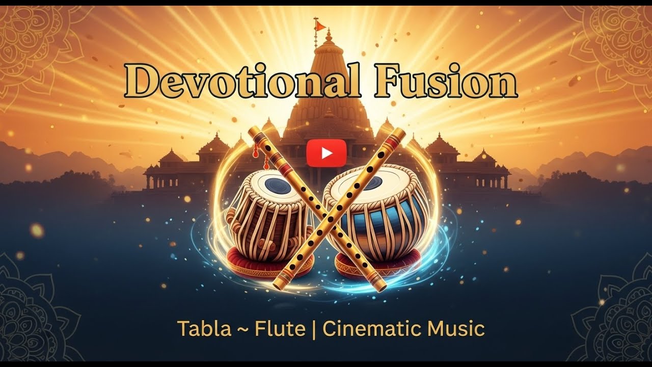 Spiritual Journey | Tabla & Flute Fusion | Devotional Cinematic Music ...