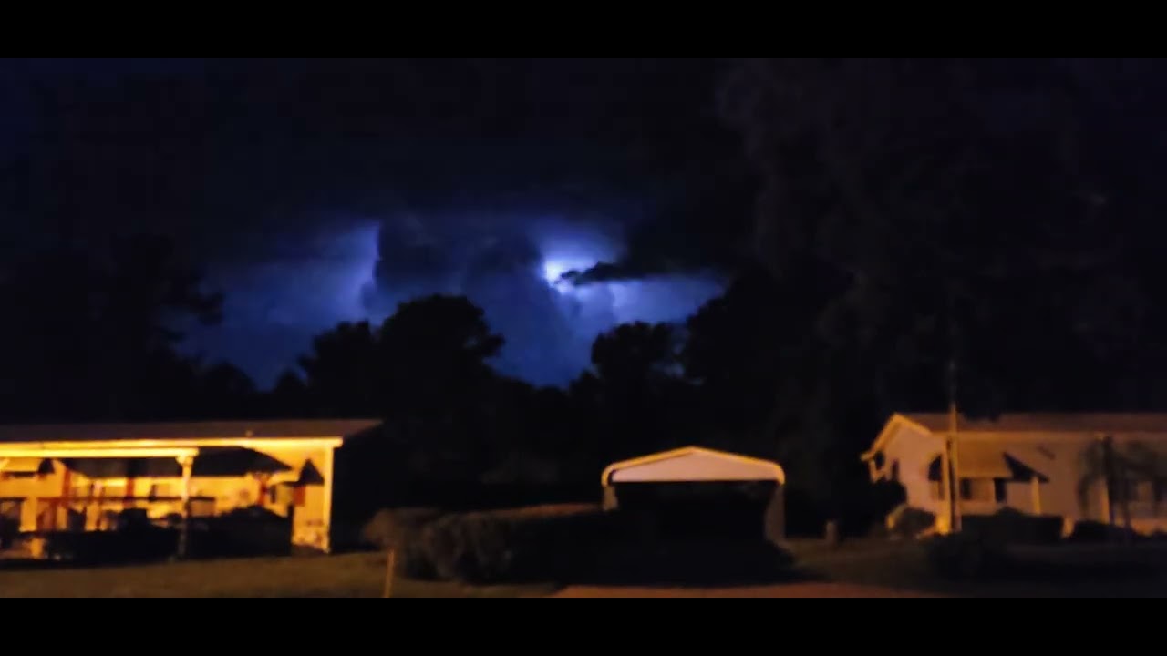 Nonstop Lightning Florida State Record Over 25000 Strikes - YouTube