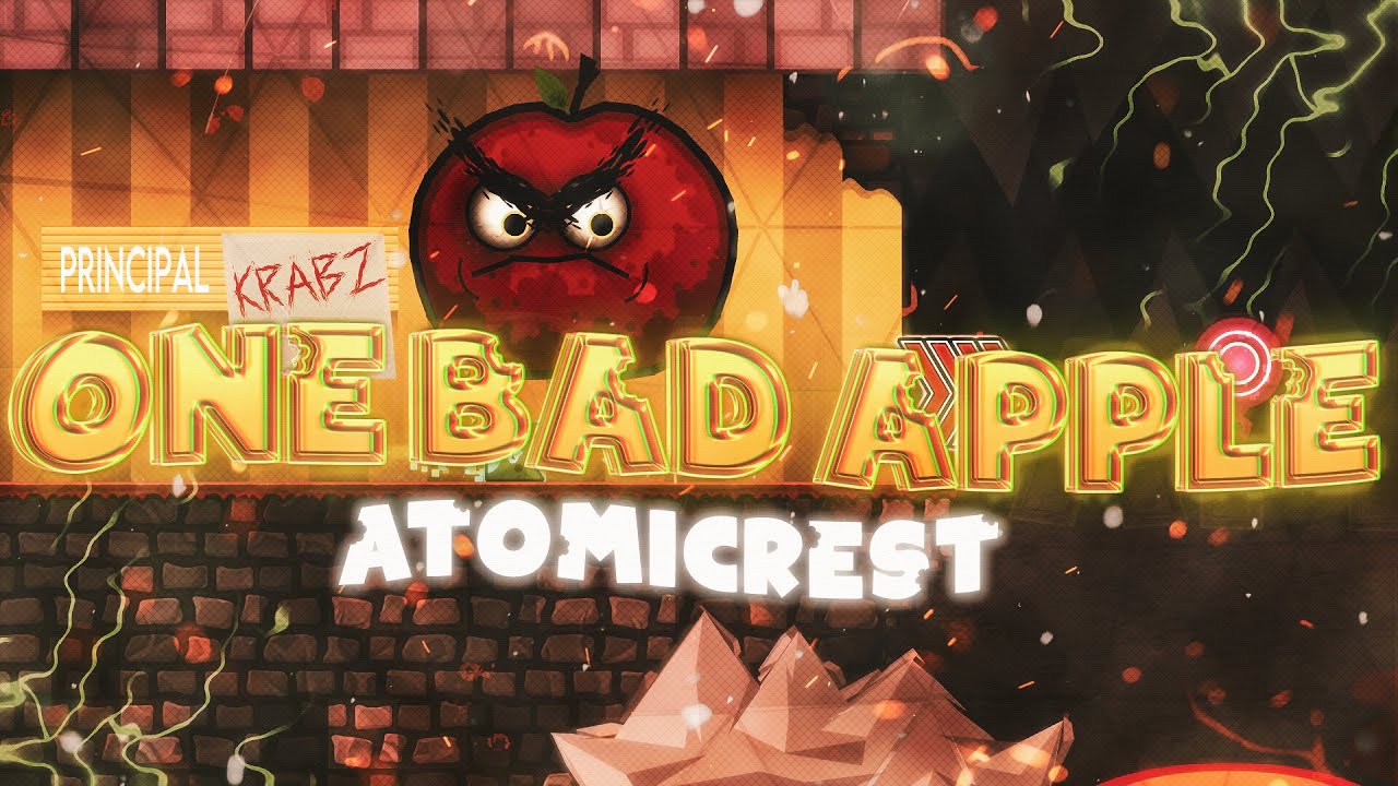 "one bad apple" (Demon) by @atomicrest1 | Geometry Dash - YouTube