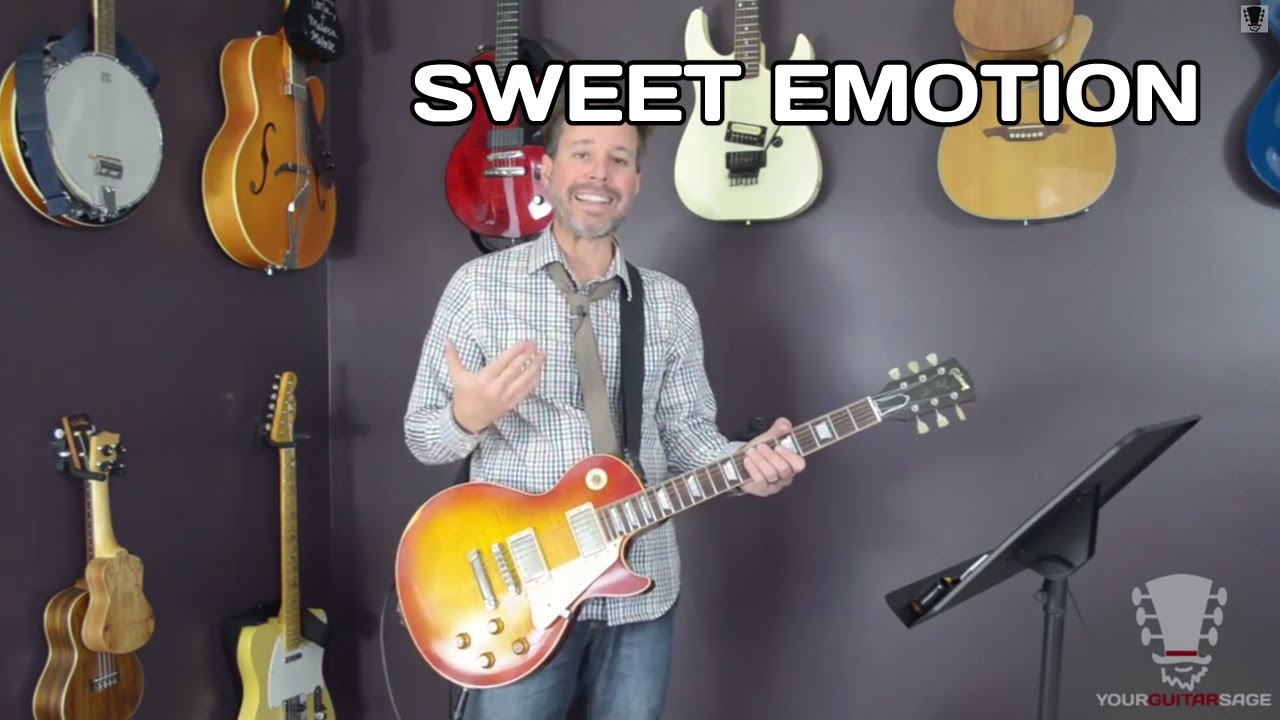 How to play Sweet Emotion by Aerosmith - Guitar Lesson - YouTube
