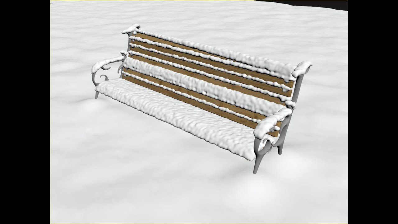 Making Snow by SnowFlow Plugin in 3dsMax - YouTube
