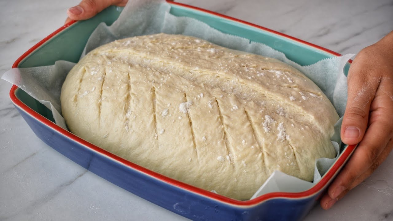 YOĞURMAK YOK ️ SADECE 1 TATLI KAŞIĞI İNSTANT MAYA İLE KOSKOCAMAN EKMEK ...