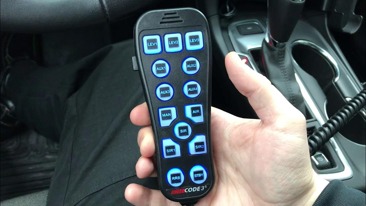 Code 3 Hand-Held Lightbar and Siren Controller Review for Security ...