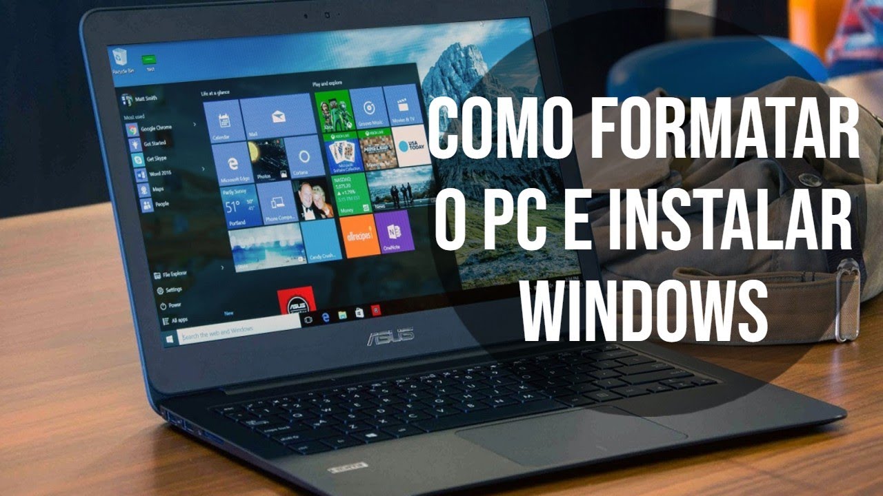 FORMATAR O PC: Como instalar o Windows do zero | WINDOWS 11/10/8.1/7 ...