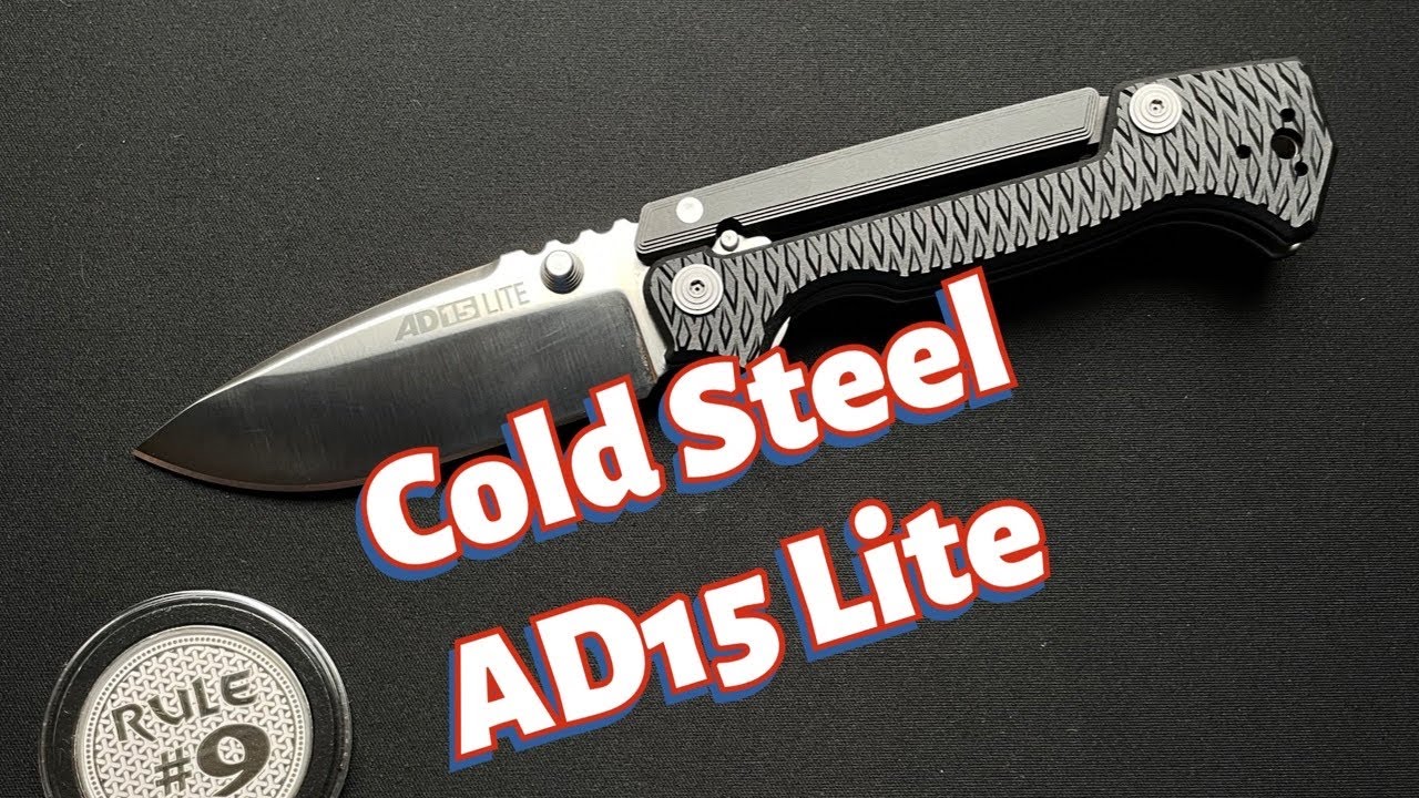 Cold Steel AD15 Lite Knife Review - YouTube