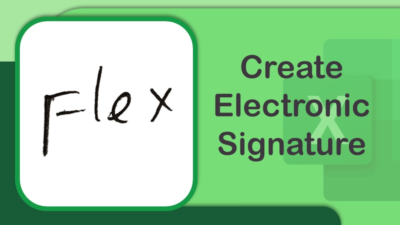 Create An Electronic Signature In Excel Excel Tip And Tricks YouTube Create An Electronic Signature In Excel Excel Tip And Tricks YouTube