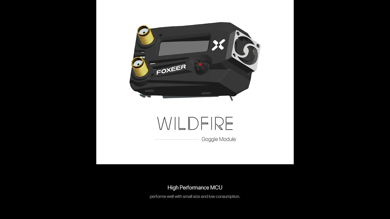 Foxeer Wildfire 5.8GHz 72CH Dual Receiver OLED Ground Station Module ...
