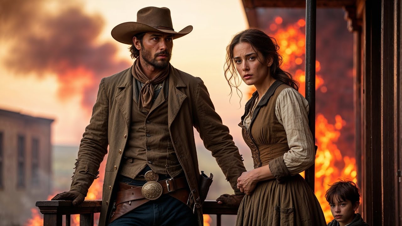 She Was Trapped In Burning Building With Child, The Cowboy Went In ...