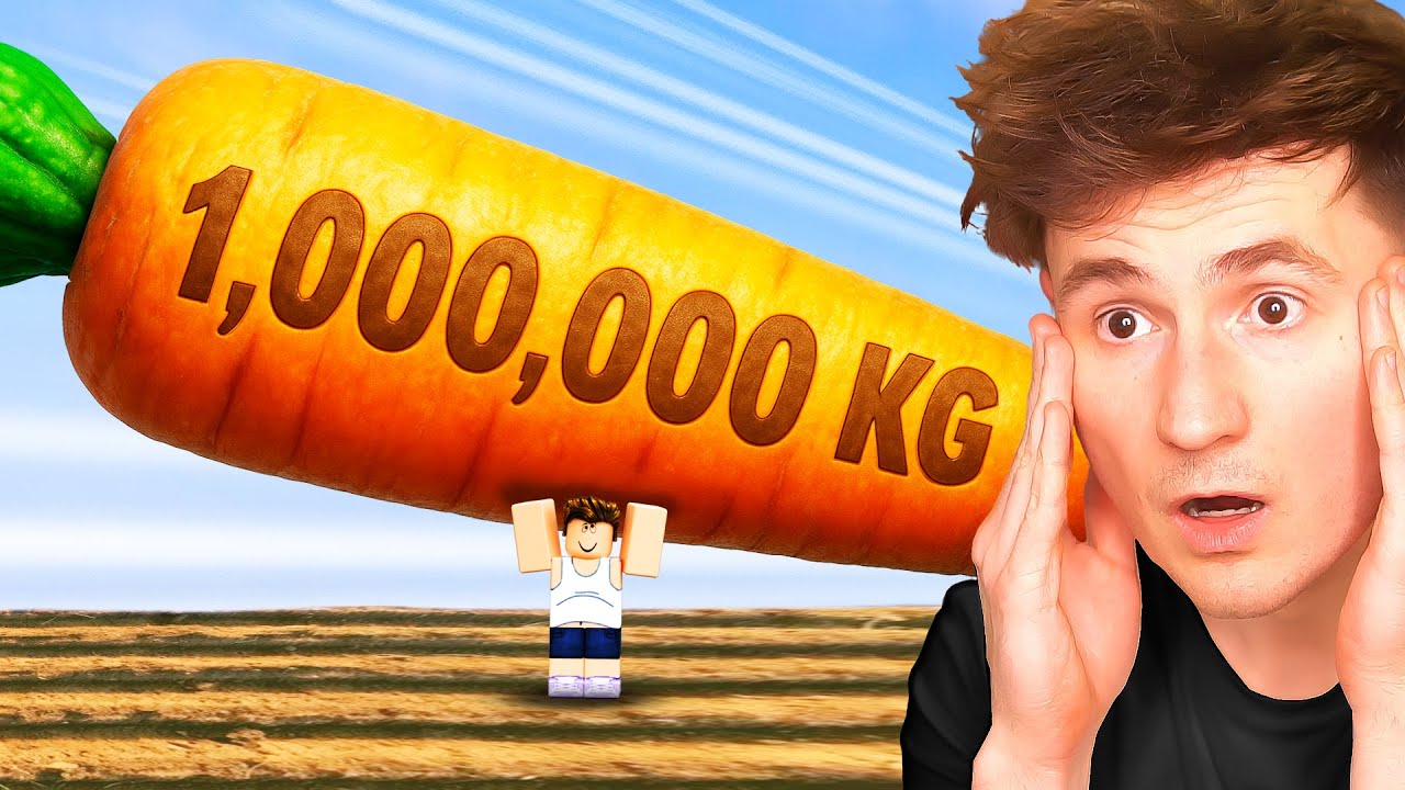 Growing THE BIGGEST VEGETABLE in Roblox - YouTube